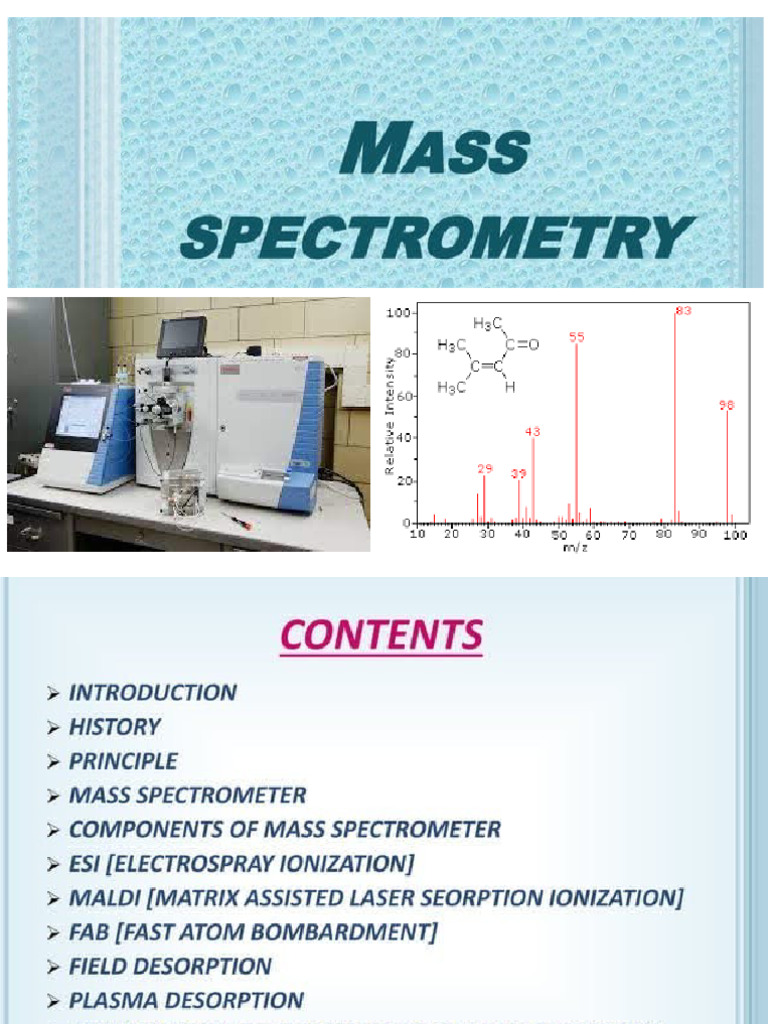 Mass Spectros | PDF