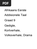 Afrikaans Sonder Grense Eerste Addisionele Taal Graad 7 Leesbo | PDF