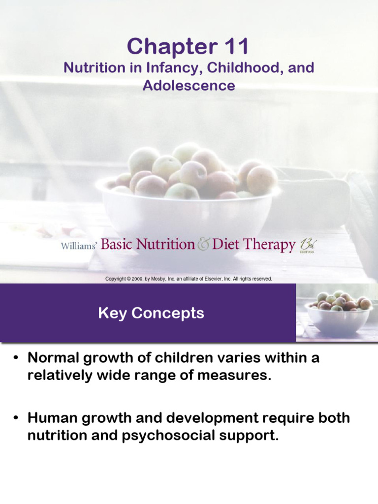 OD Chapter 11 Nutrition During Infancy, Childhood and Adolescens | PDF ...