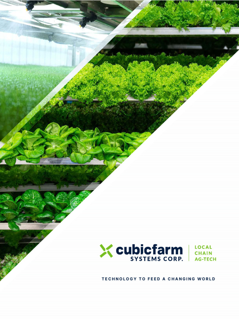 Brochure CubicFarm System | PDF | Agriculture | Nutrition