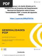 Generalidades sobre la PIIP | PDF | Presupuesto
