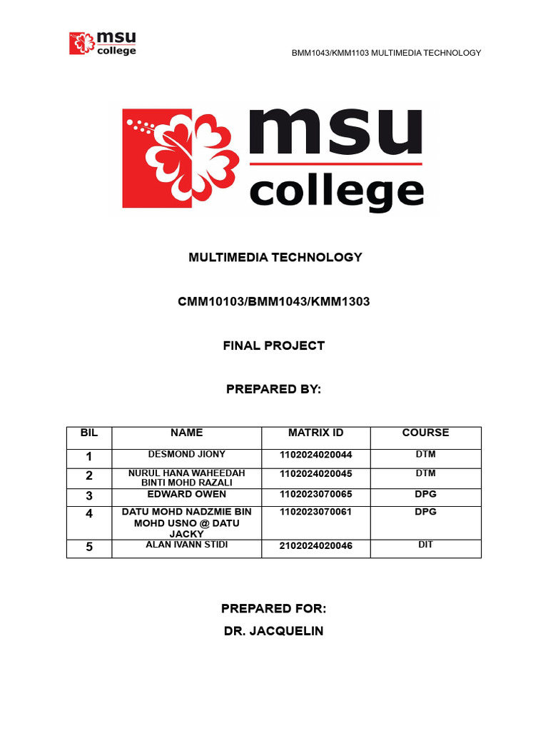 Multimedia Project on Calamansi Tree | PDF | Multimedia