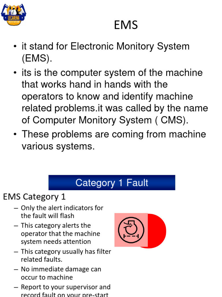 Understanding EMS Fault Categories | PDF