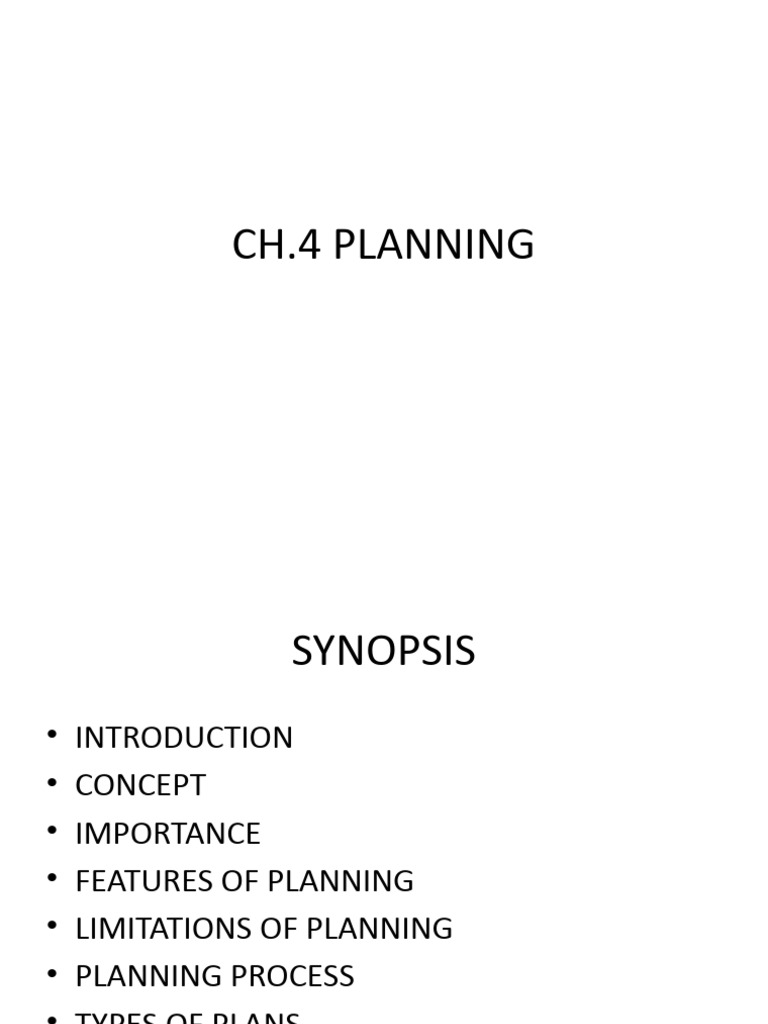 Essential Guide to Effective Planning | PDF | Policy | Goal