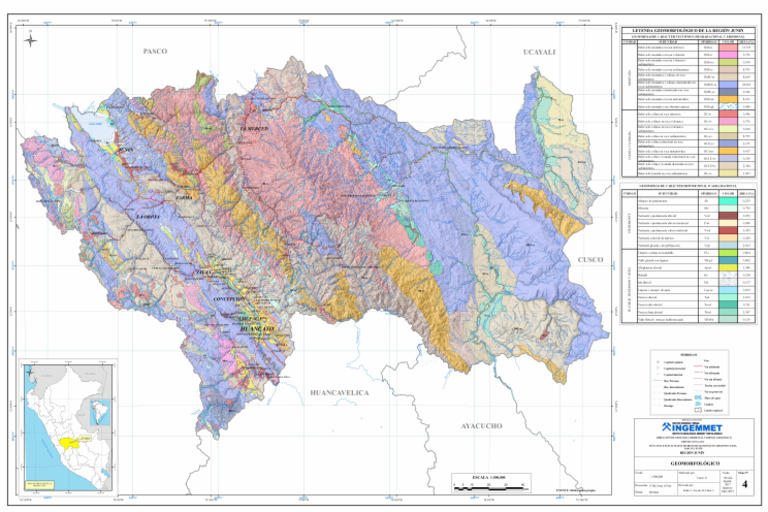 Mapa 4 Geomorfológico Junín | PDF