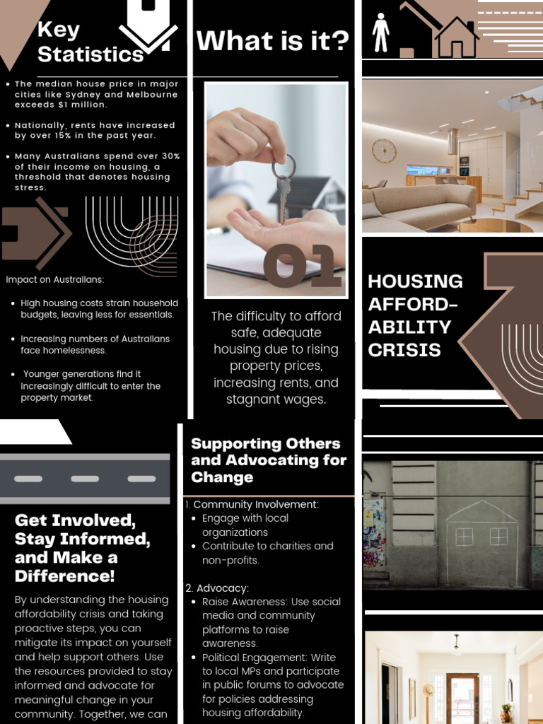 Black Modern Beach Trifold Brochure | PDF | Affordable Housing ...