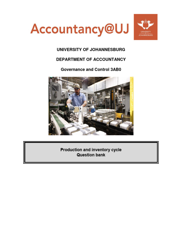 Inventory Question Bank | PDF | Inventory | Shoe