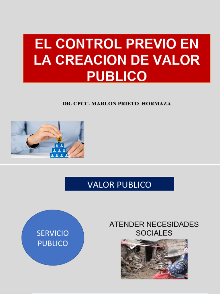 Control Previo y Valor Publico | PDF | Contabilidad | Corrupción política