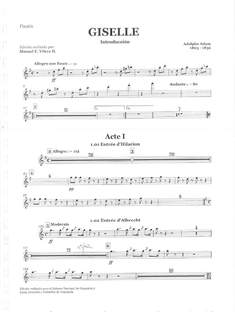 Flauta I, Ii y Piccolo | PDF