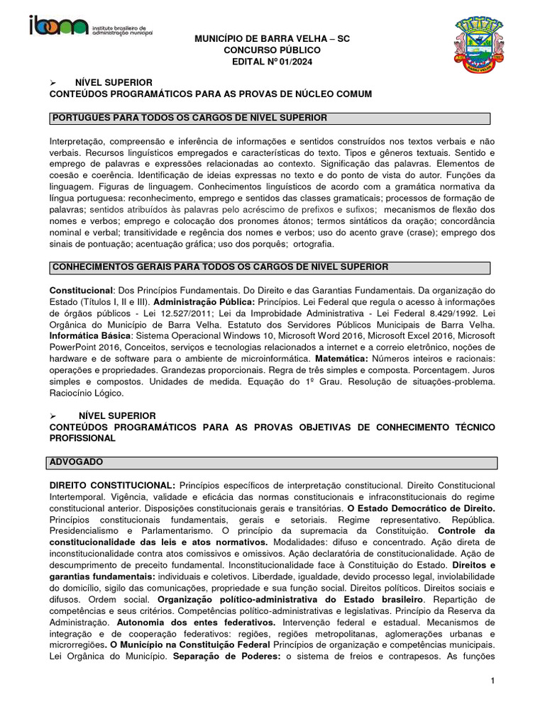 Conteúdos Provas | PDF | Farmacêutico | Contabilidade