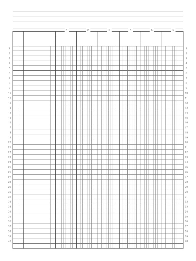 Hoja de Contabilidad | PDF