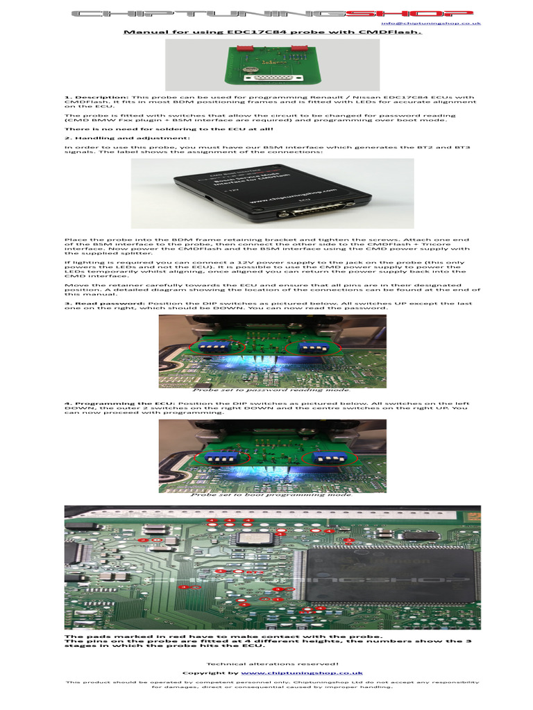 CTS CMD EDC17C84 Manual | PDF | Electrical Engineering | Manufactured Goods