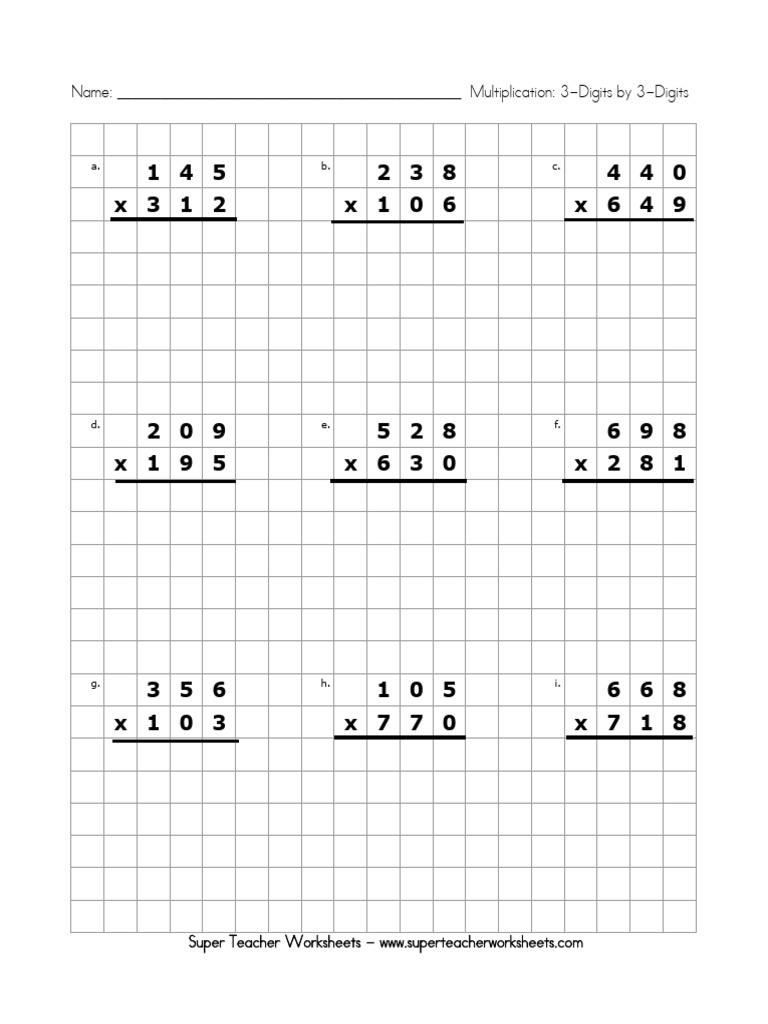 Graph Multiplication 3dig3dig TWZZR | PDF