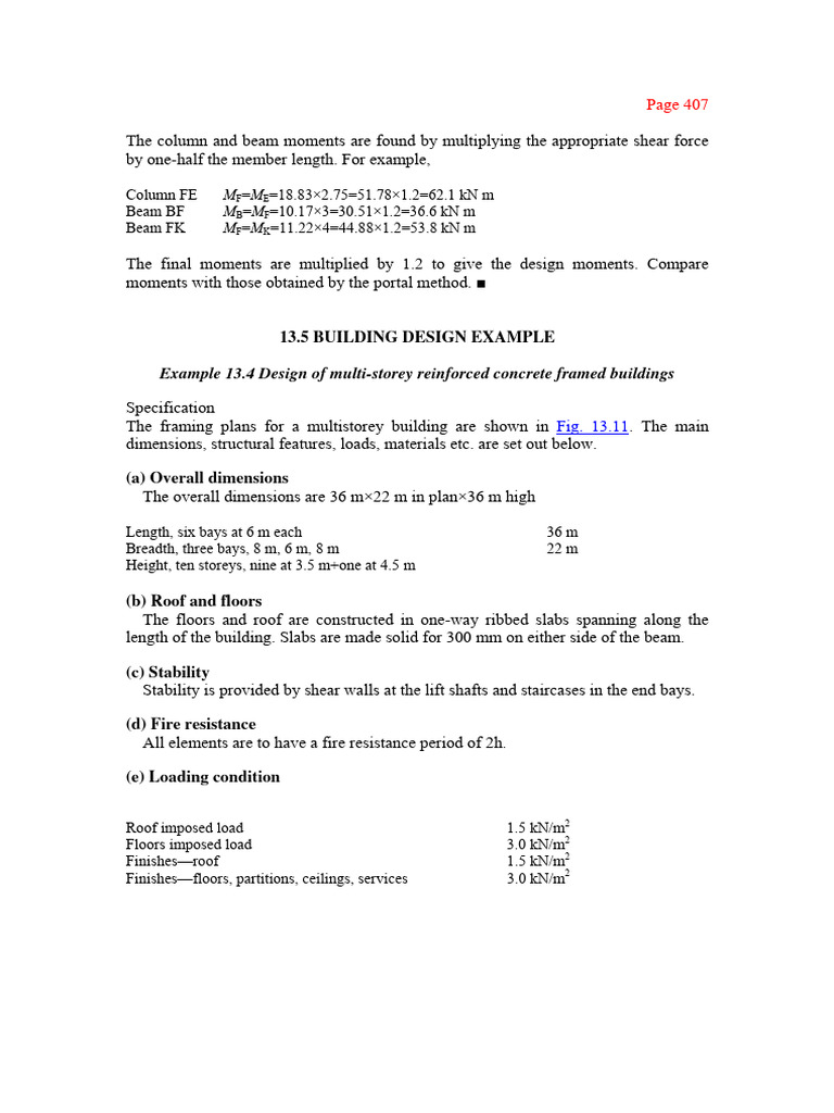 Continous RC Beam Rebar Curtailment Example 4 BS 8110-1985 | PDF | Beam ...