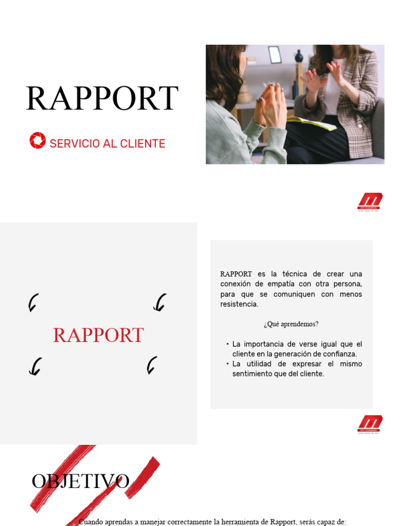 Técnicas de Rapport para Conectar con Clientes | PDF