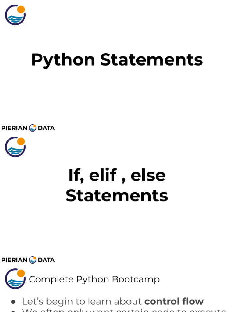 Python Statements | Download Free PDF | Control Flow | Python ... Python Statements | Download Free PDF | Control Flow | Python ...