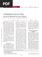 CPET Interpretation Cheat Sheet | PDF | Heart Rate | Clinical Medicine