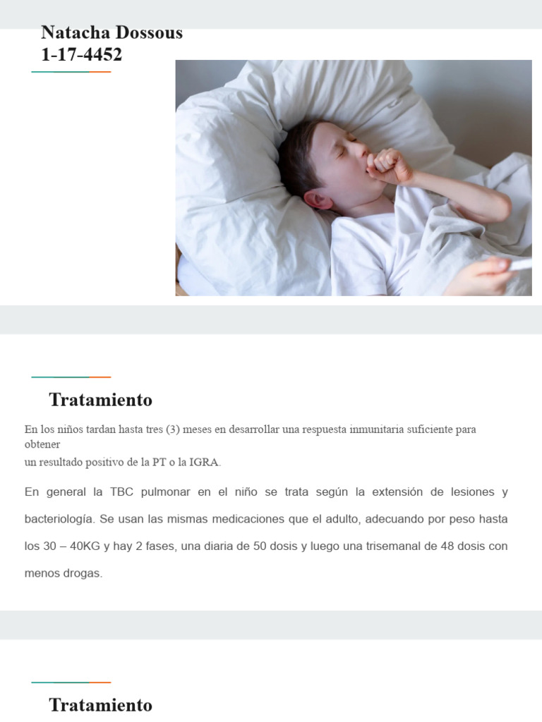 Tratamiento y Prevencion de La TB (1) | PDF