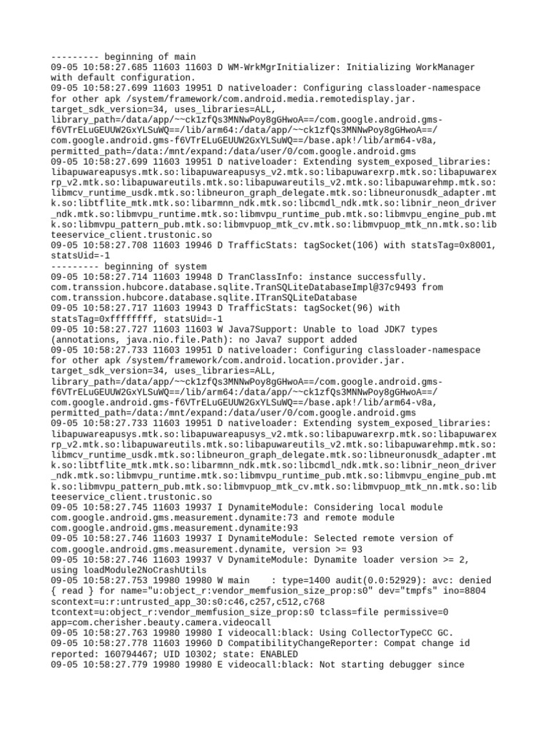 Com - Cherisher.beauty - Camera.videocall Logcat | PDF | Android (Operating System) | Java ...