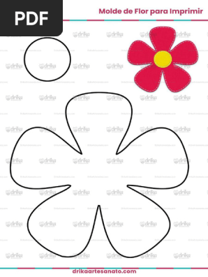 Formato De Flor Para Imprimir