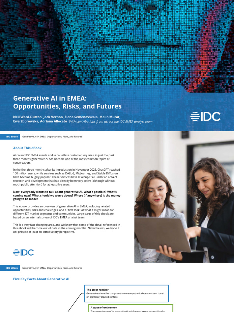 IDC Generative AI in EMEA Opportunities Risks and Futures | PDF ...