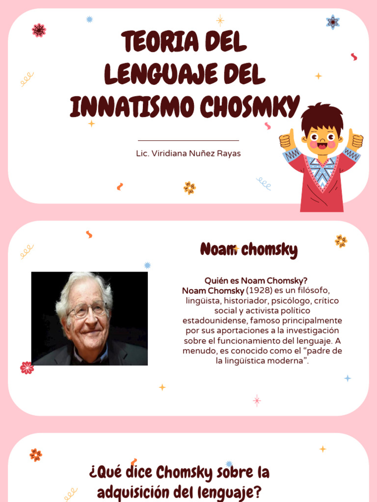 TEORIA DEL LENGUAJE Nuevo | PDF | Noam Chomsky | Lingüística
