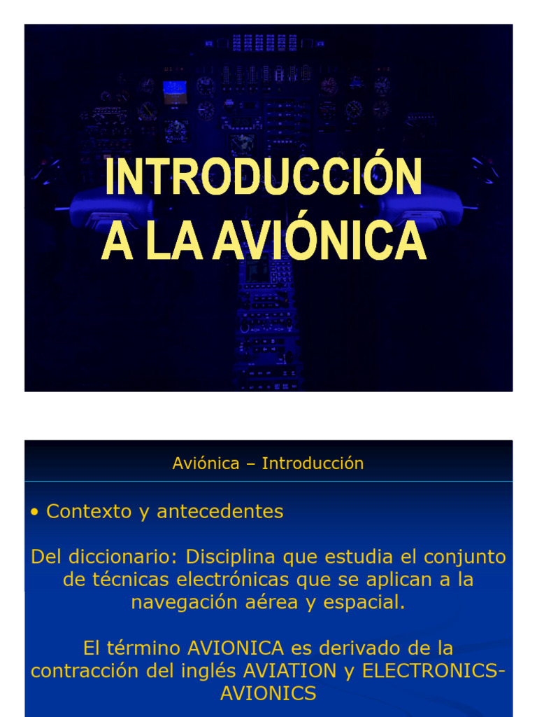 Introduccion A La Avionica | PDF | Aviónica | Aviación
