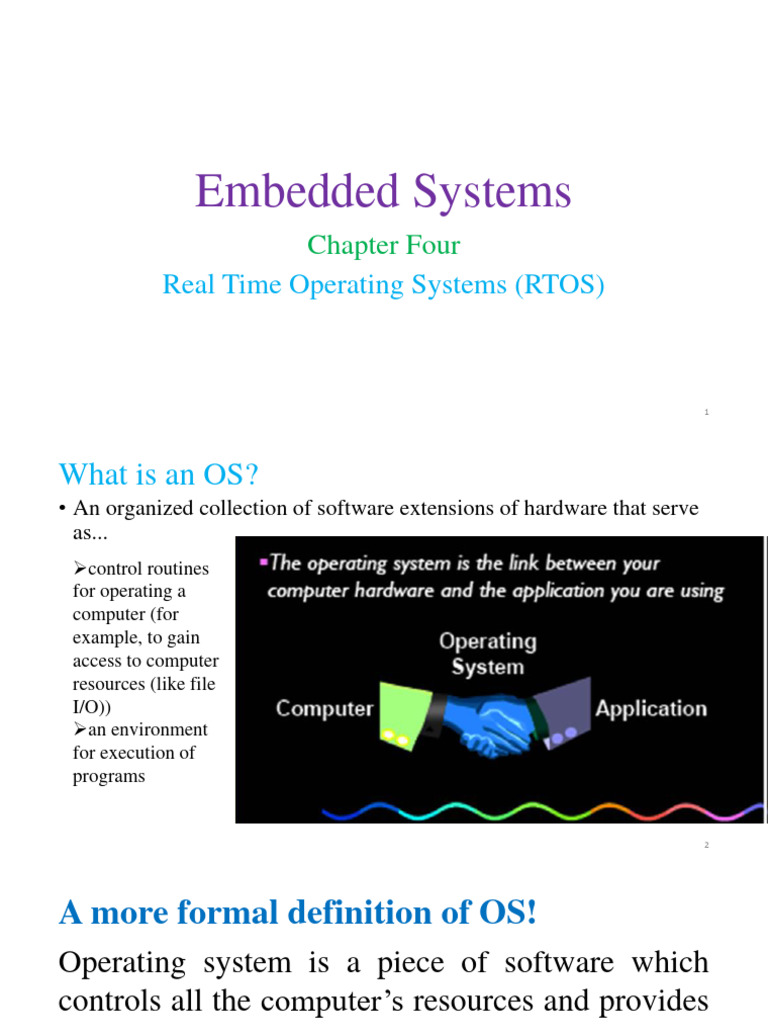 Embedded Systems Ch-4 | PDF | Operating System | Real Time Computing