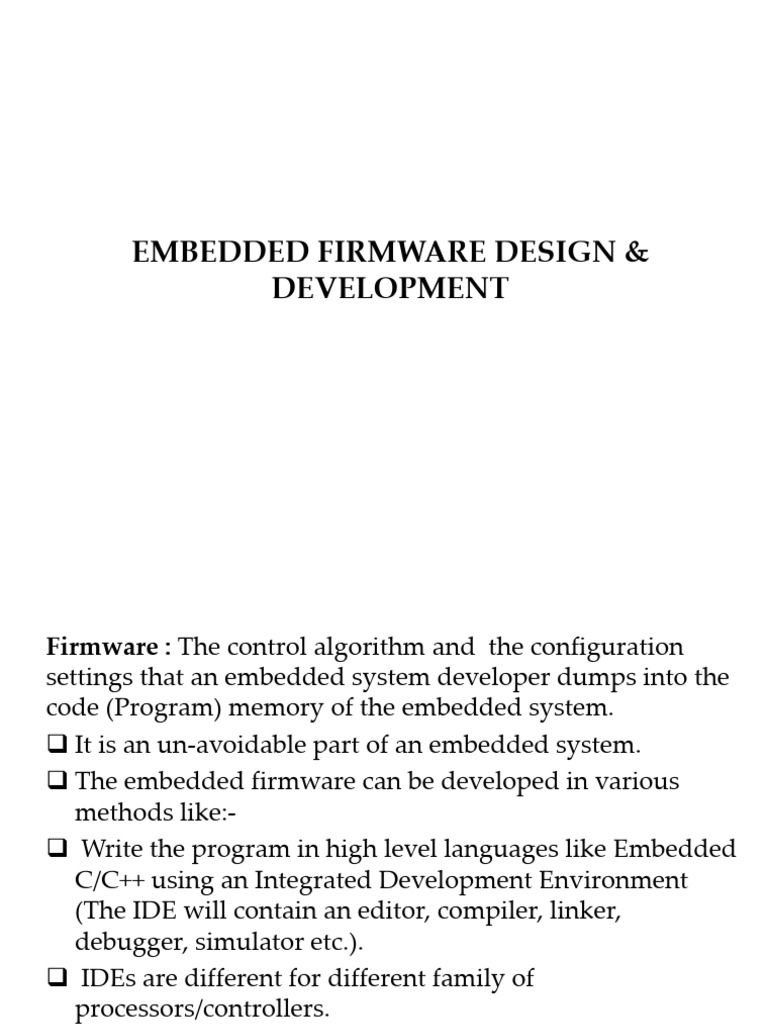 Embedded Systems Ch-3 | PDF | Assembly Language | Embedded System Embedded Systems Ch-3 | PDF | Assembly Language | Embedded System