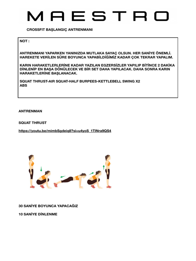 Crossfit Baslangic Antrenmani | PDF