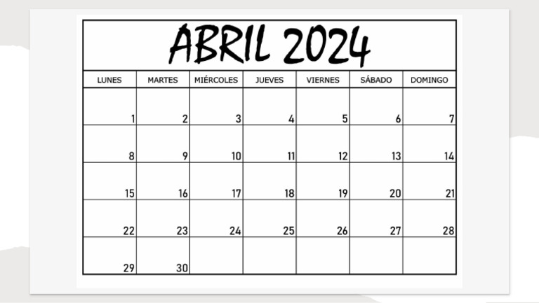 Abril 2024 | PDF