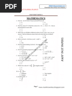 Fast Entry Test Past Papers 1 Paklearningspot | PDF