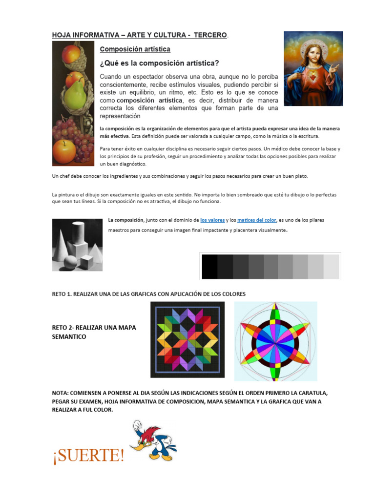 Hoja Informativa de Composicion N 1-2022 | PDF | Crecimiento personal y ...