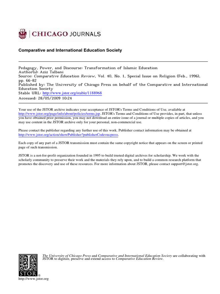 Pedagogy Power and Discourse Transformat | PDF | Knowledge | Science