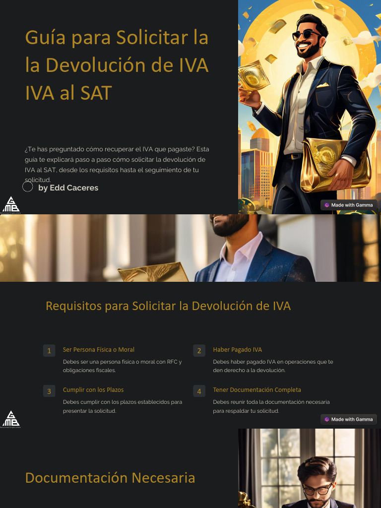 Guía para Solicitar La Devolución de IVA Al SAT | PDF