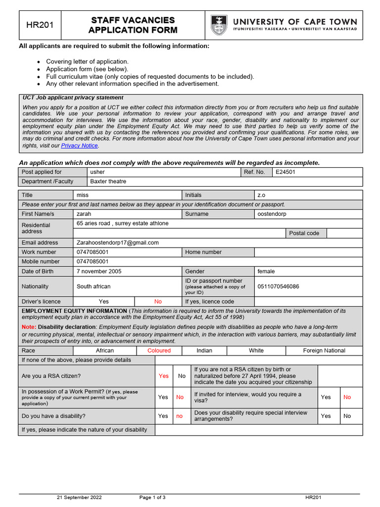 HR 201 | PDF | Disability | Recruitment