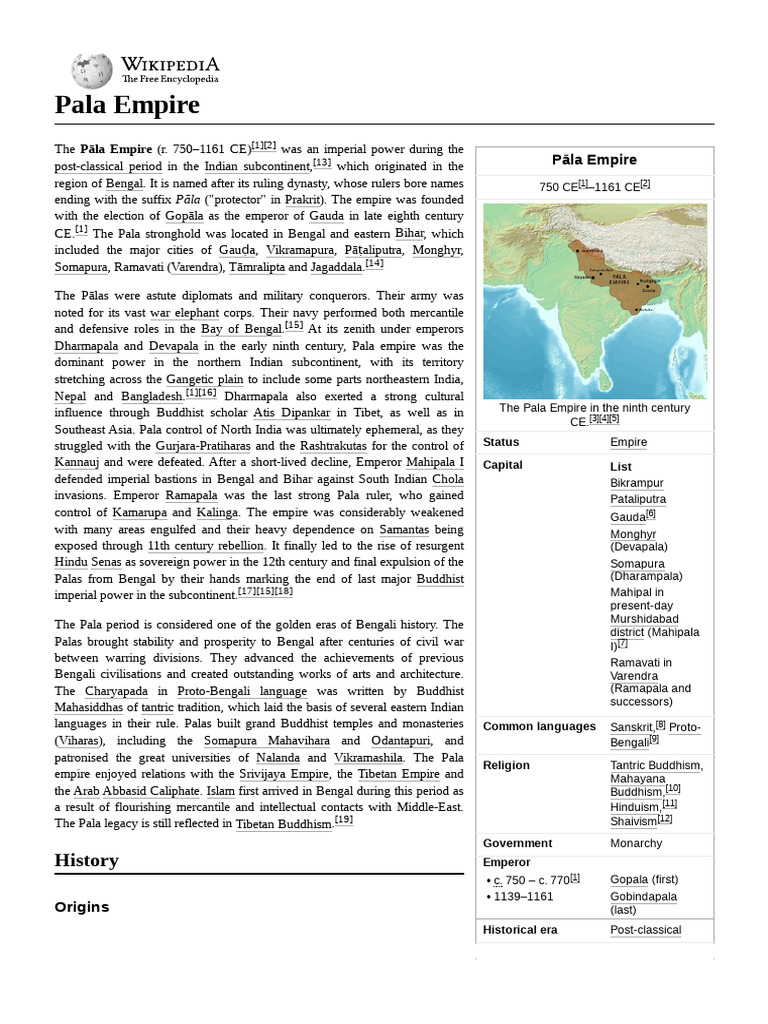 Pala Empire | PDF