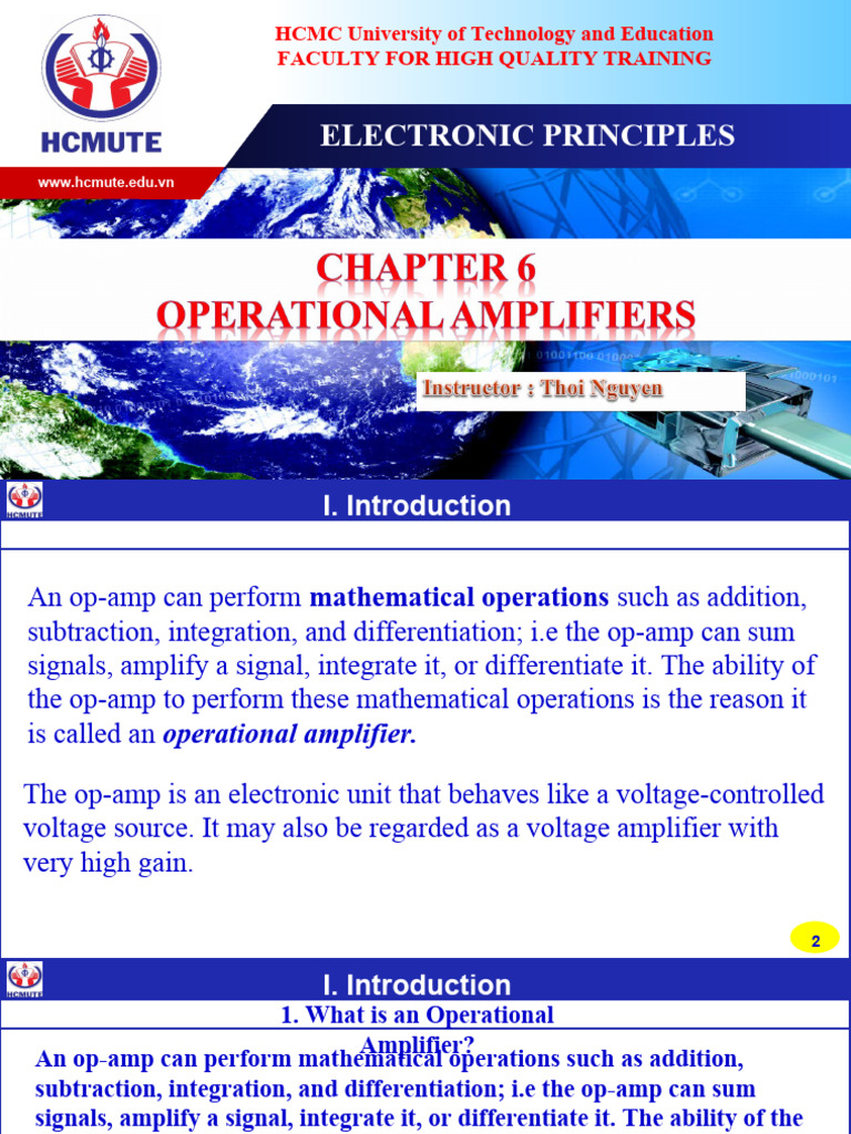 Chapter 6 - Operational Amplifiers | PDF | Operational Amplifier | Amplifier