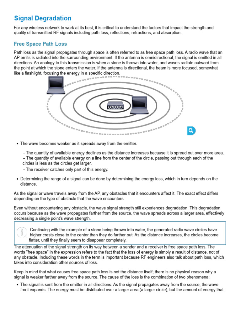 Signal Degradation - Learning Guide | PDF | Scattering | Waves