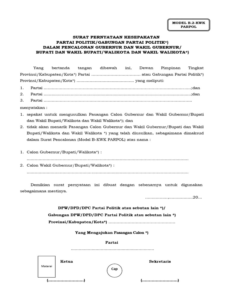 Model b.2-Kwk Parpol | PDF