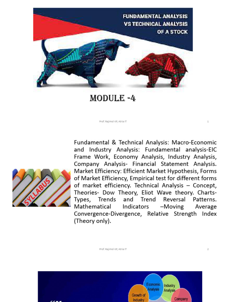 Module 4 | PDF | Market Trend | Technical Analysis
