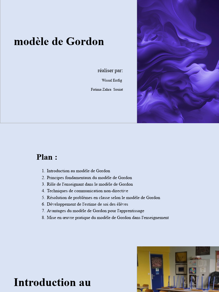 Modele-De-Gordon 1 | PDF | Apprentissage | Pédagogie