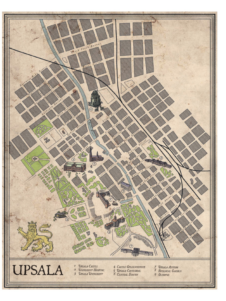 Mapa Upsala | PDF