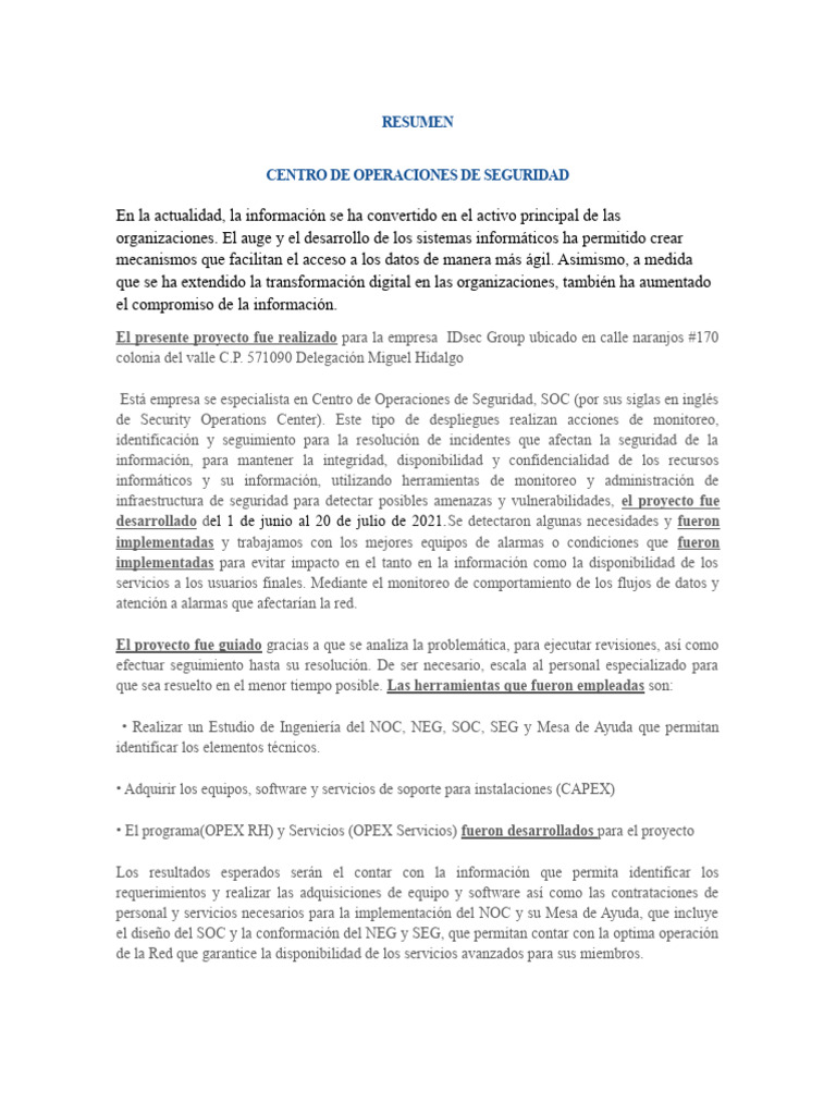 Abstract Security Operations Center | PDF | Ciencias de la Computación ...