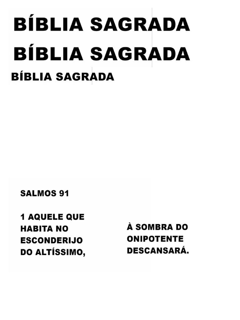 Bíblia Sagrada | PDF