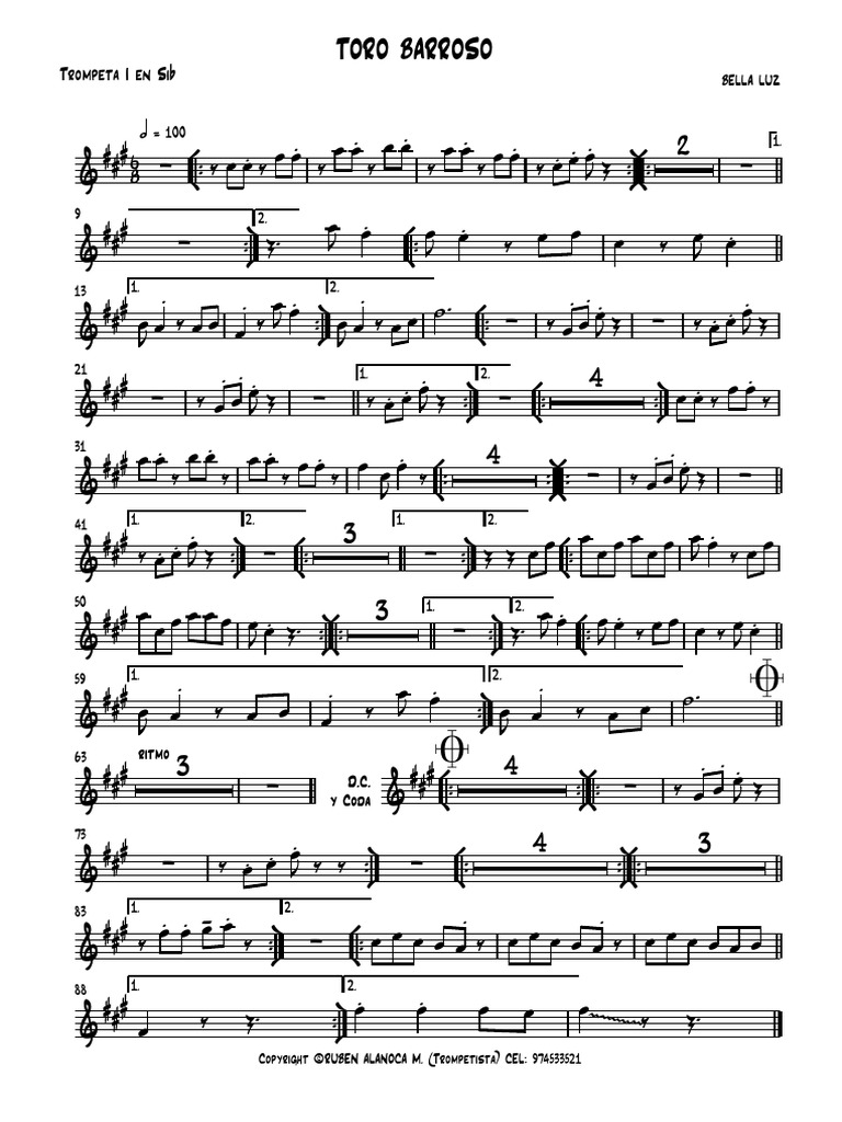 Cumbia-Bella Luz-Toro Barroso | PDF