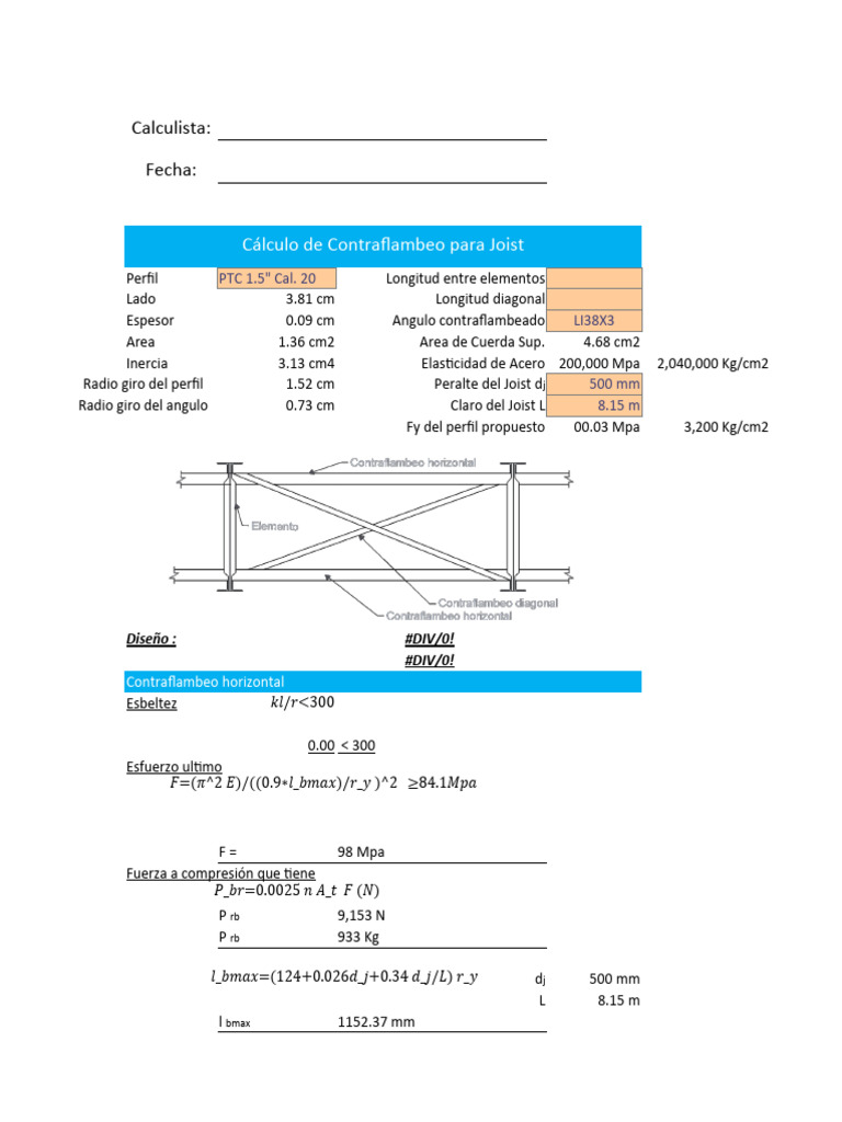 Contraflambeo Estructural para Joists | PDF