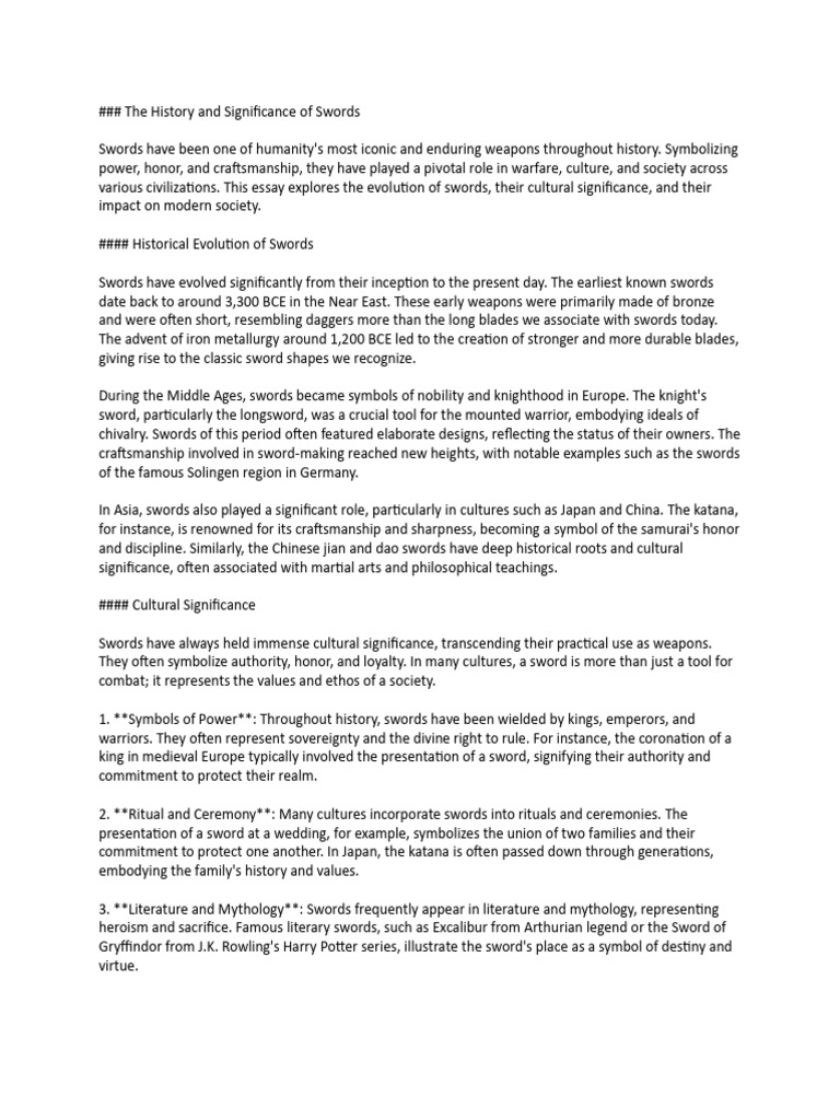 Swords | Download Free PDF | Sword | Swordsmanship