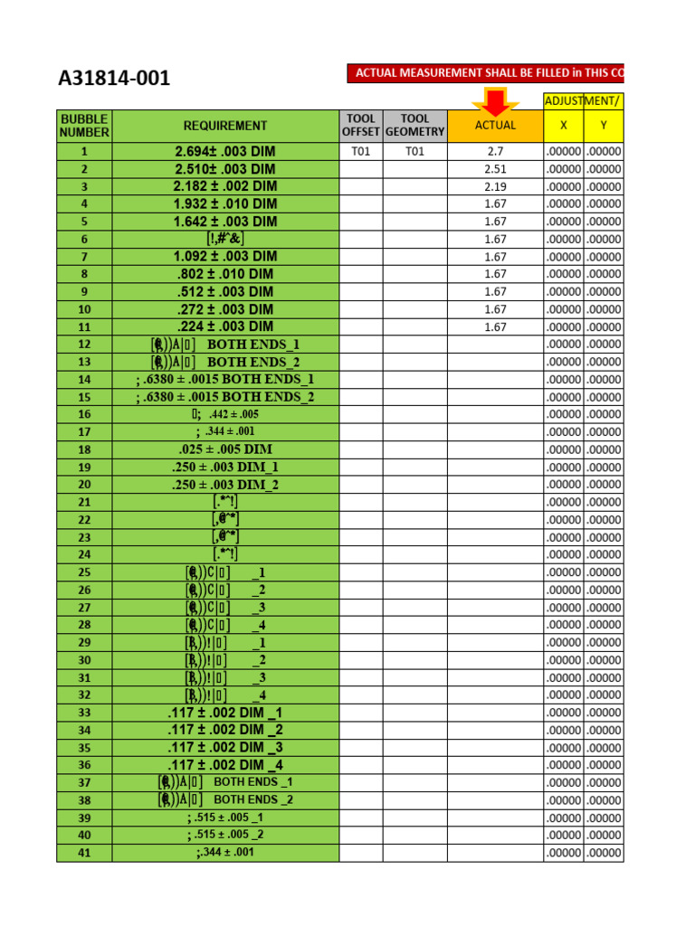 Tool Offset Formula PDF