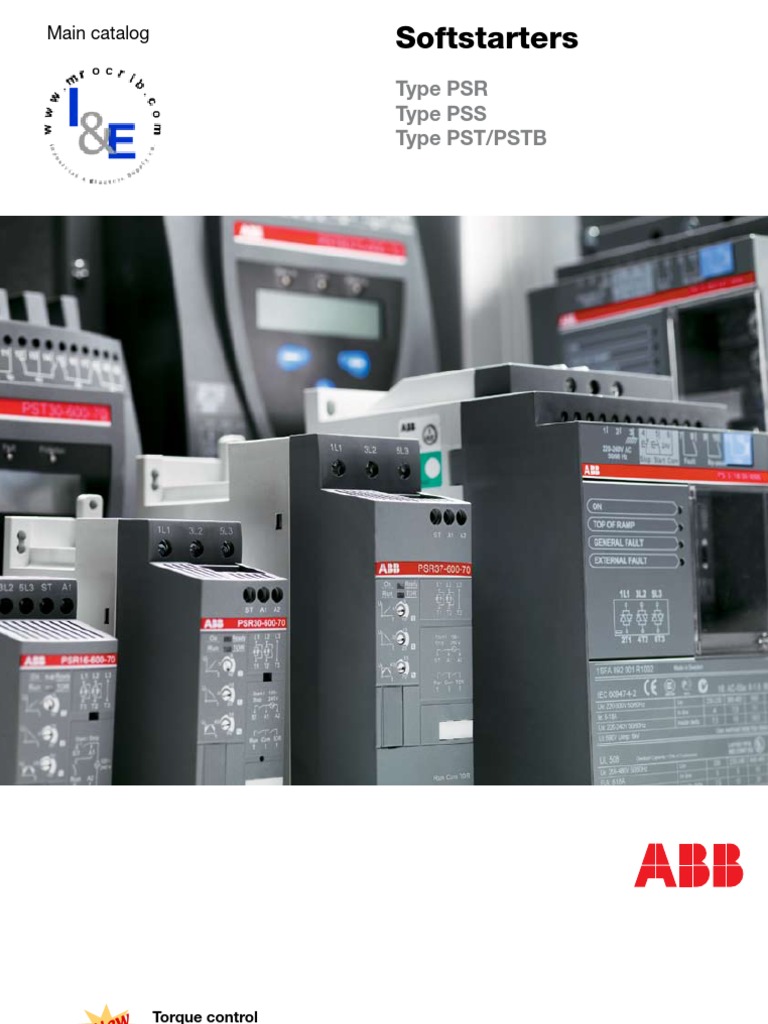 ABB; Softstarters, Type PSR, PSS, PST/PSTB | Relay | Fuse (Electrical)